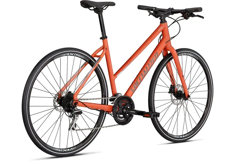 2021 Specialized Sirrus 2.0 Step Through Hybrid Bike in Orange