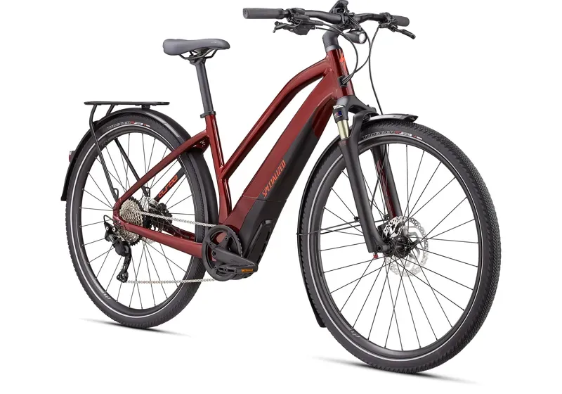 2020 Specialized Turbo Vado 4.0 Electric Hybrid Step-Thru in Red