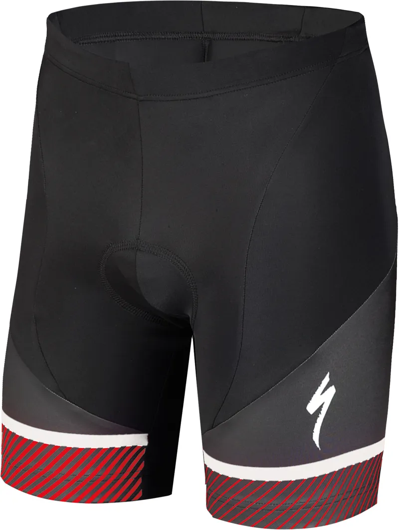 2018 Specialized RBX Comp Logo Youth Shorts in Black Red