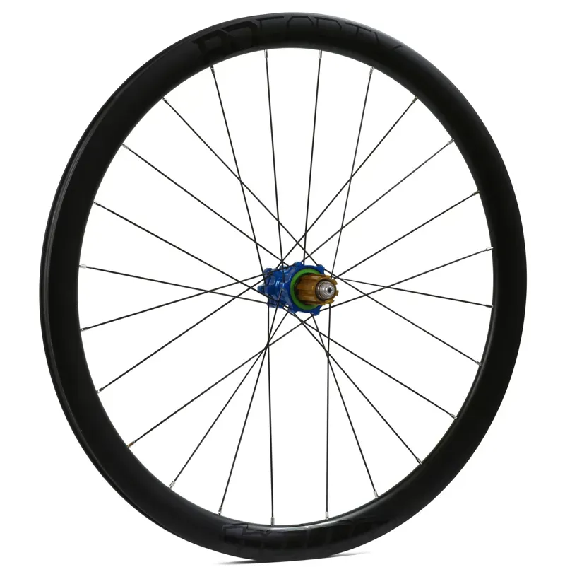 Hope RD40 RS4 6-bolt Carbon Rear Wheel in Blue